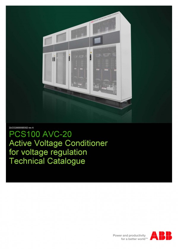 [EN] PCS100 AVC-20 Technical Catalogue REV A > PCS100-AVC | 유성케이엔